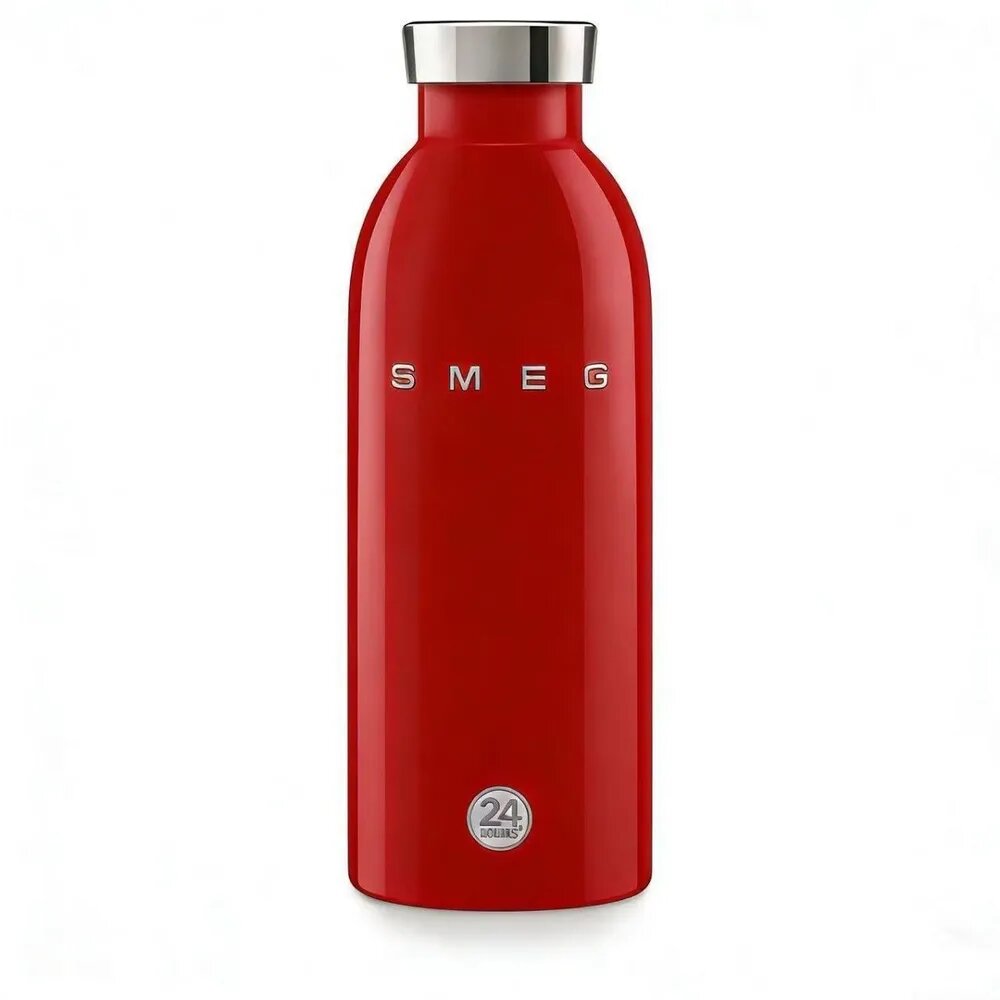 Термокружка SMEG, 0.5 л, Красный, Нержавеющая сталь, Сохраняет тепло до 6 часов — фото 1