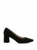 Туфли SERGIO MORETTI Pointed-toe block-heel pumps, размер 39, черный