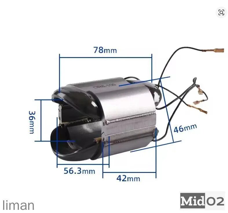 Статор BOSCH TWS6600/GWS660/GWS6-100 (1604220328)