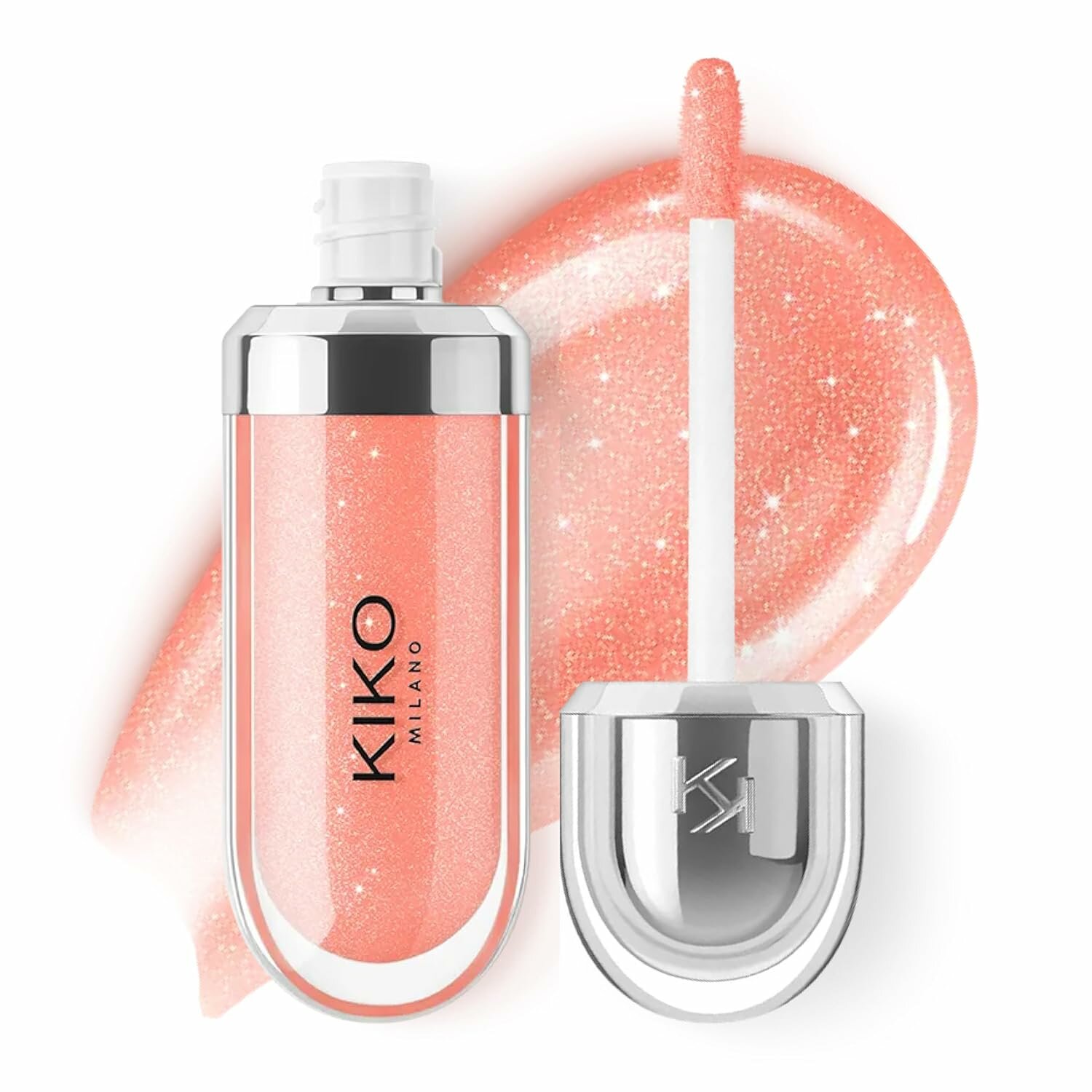 Блеск для губ KIKO Milano 3D Hydra – сияющий, увлажняющий, придающий объем, нелипкий, питательный.