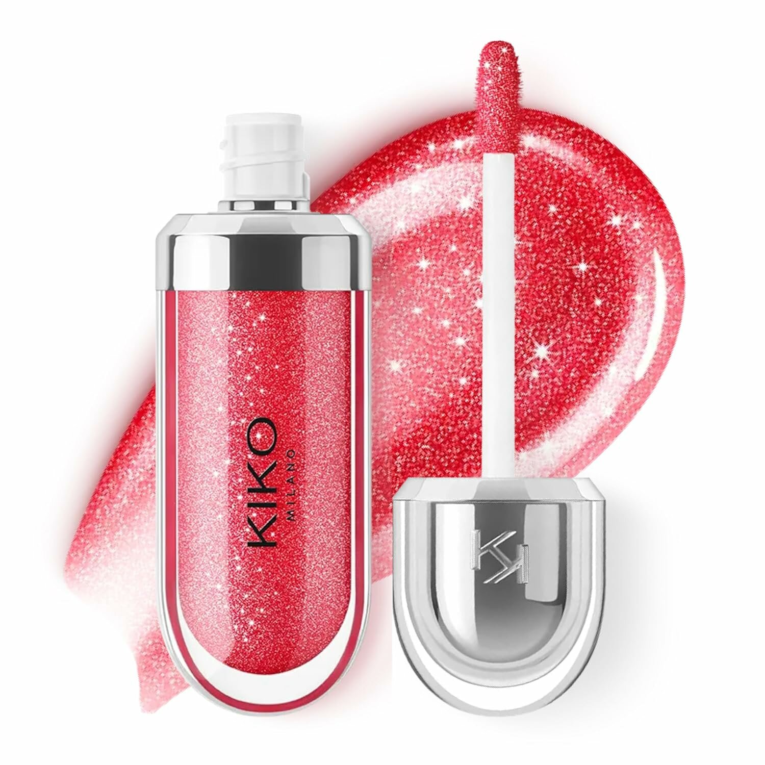 Блеск для губ KIKO Milano 3D Hydra – сияющий, увлажняющий, придающий объем, нелипкий, питательный.