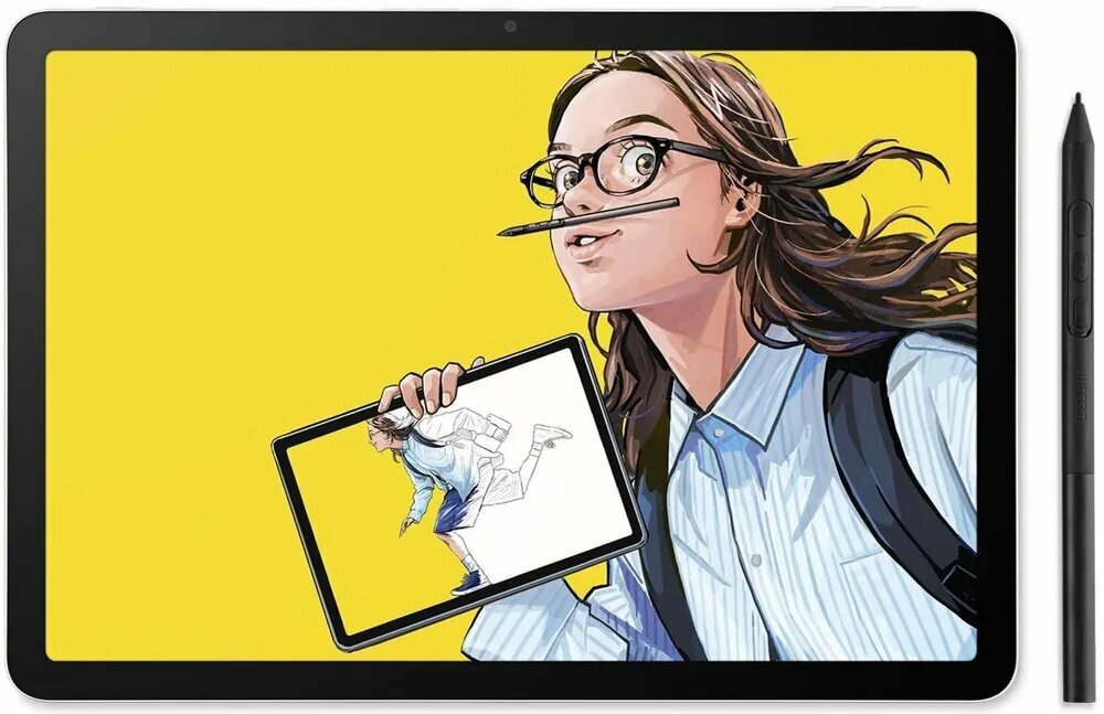 Wacom Графический планшет Графический планшет-монитор Wacom Movink 11 (IPS), 11.45", 8192 уровня нажатия, Серый, светло-серый