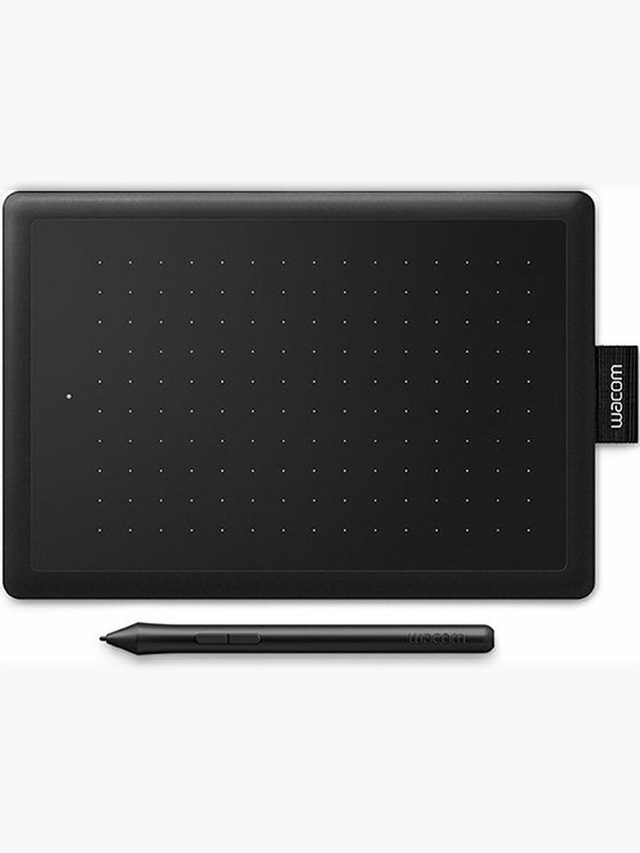 Wacom Графический планшет One S, формат A6, черный, красный