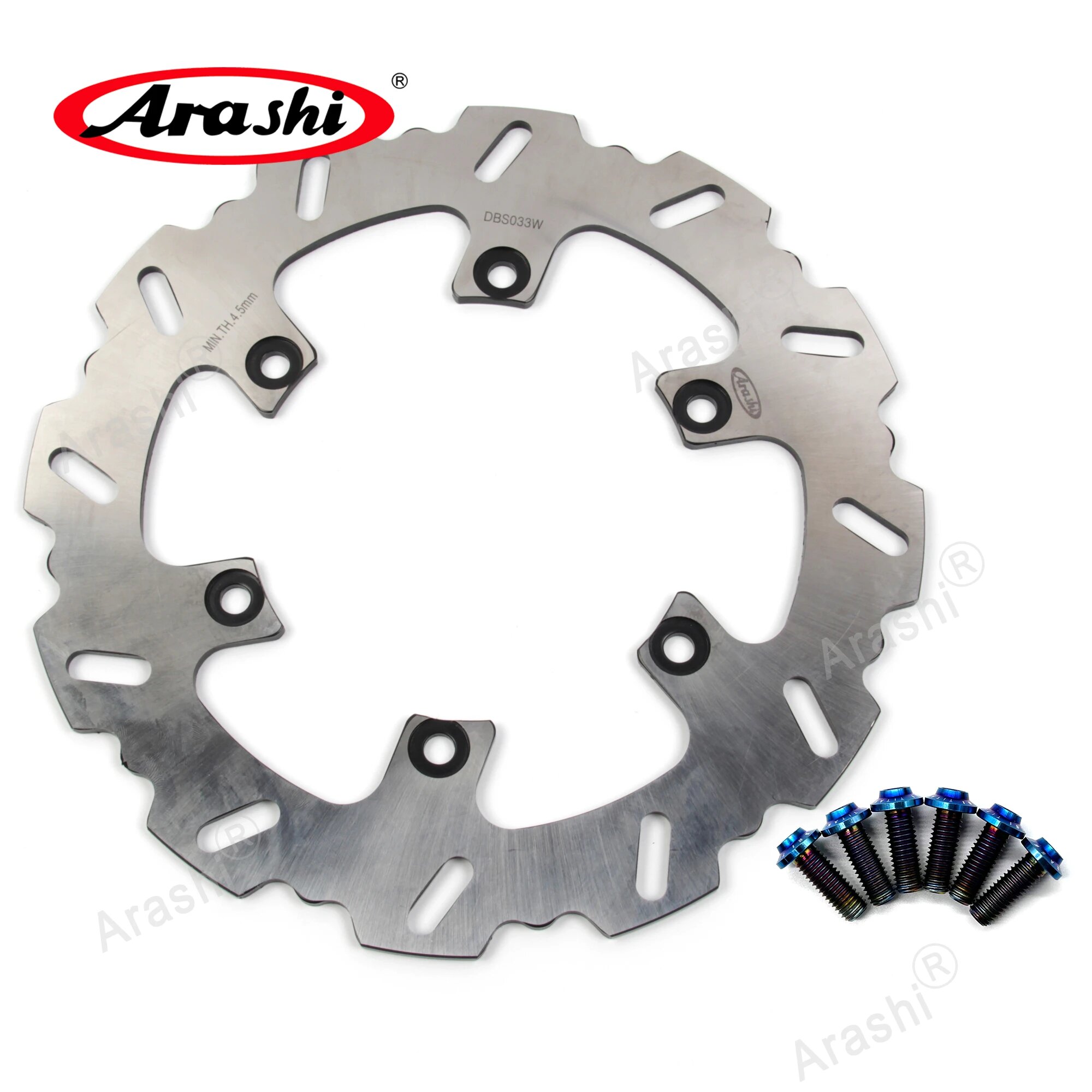 Задний тормозной диск 267 мм для YAMAHA XJR1300 1997-2017 2016 2015 2014 2013 Disc and Blue Bolt