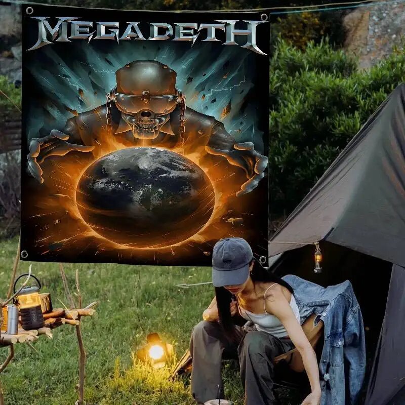 Флаг Megadeth 60x90 cm, цвет Z9