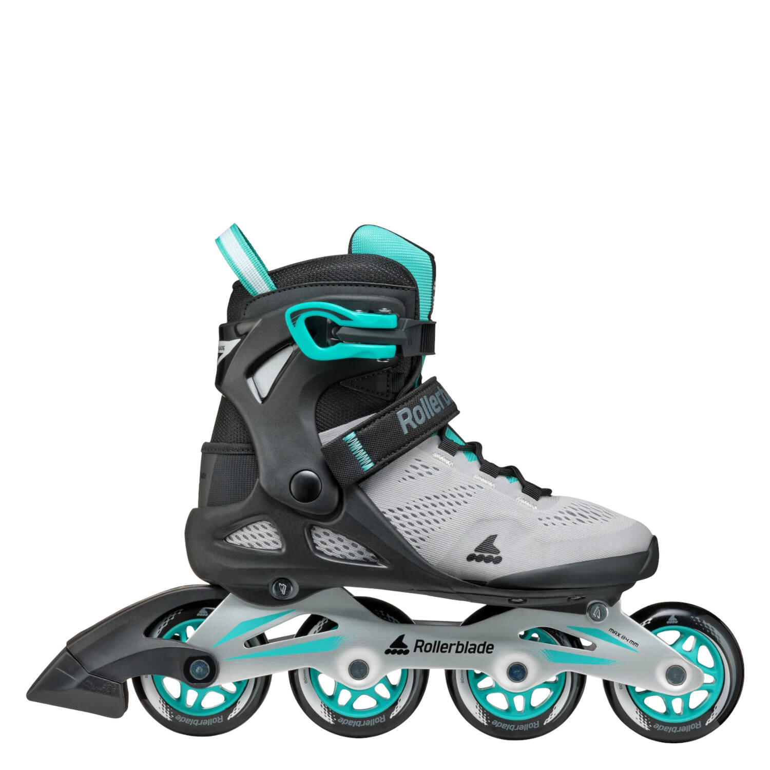 Роликовые коньки Rollerblade Macroblade 80 W Grey/Teal Blue (EUR:42-42,5)
