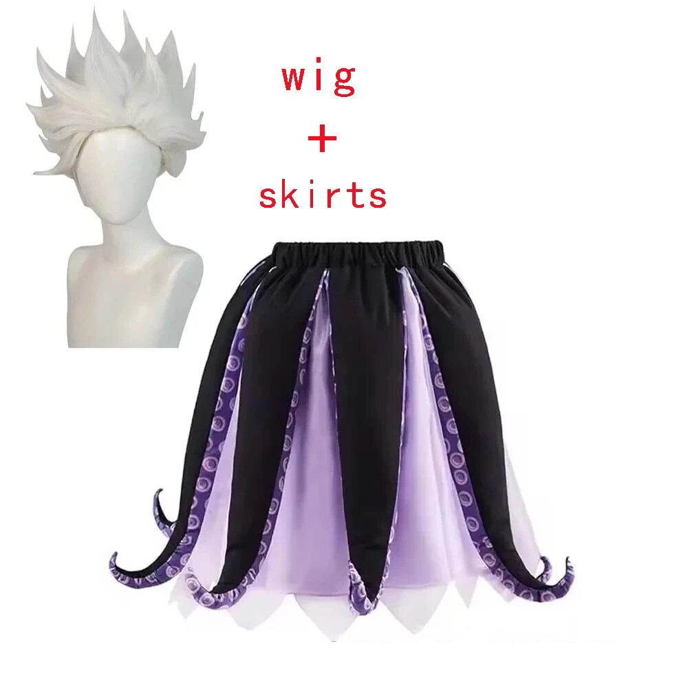 Костюм Урсулы: wig + юбка, 2XL, skirt wig