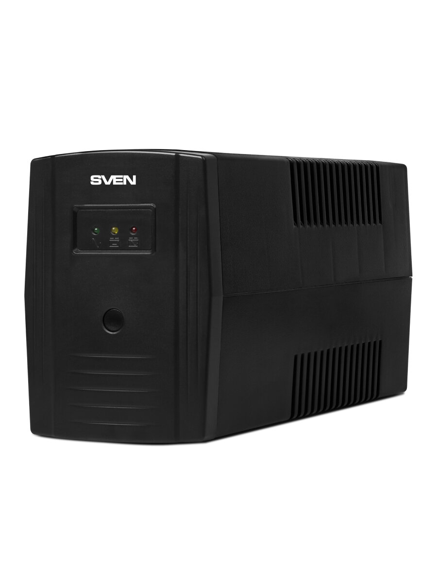 ИБП SVEN Pro 800 черный (линейно-интерактивный, 800VA, 480W, 2хEURO) (SV-013851)
