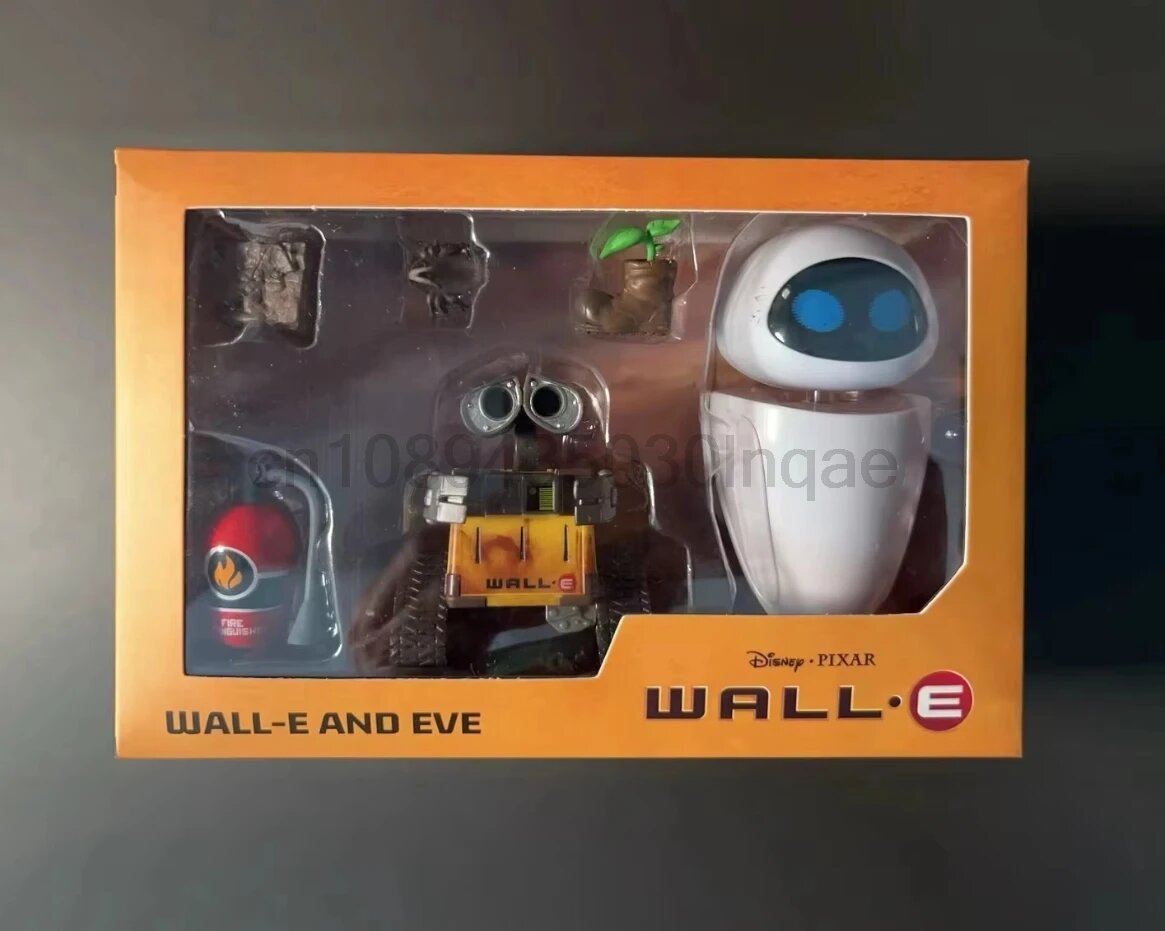 Фигурки WALL-E и EVA AMO Bandai, с коробкой