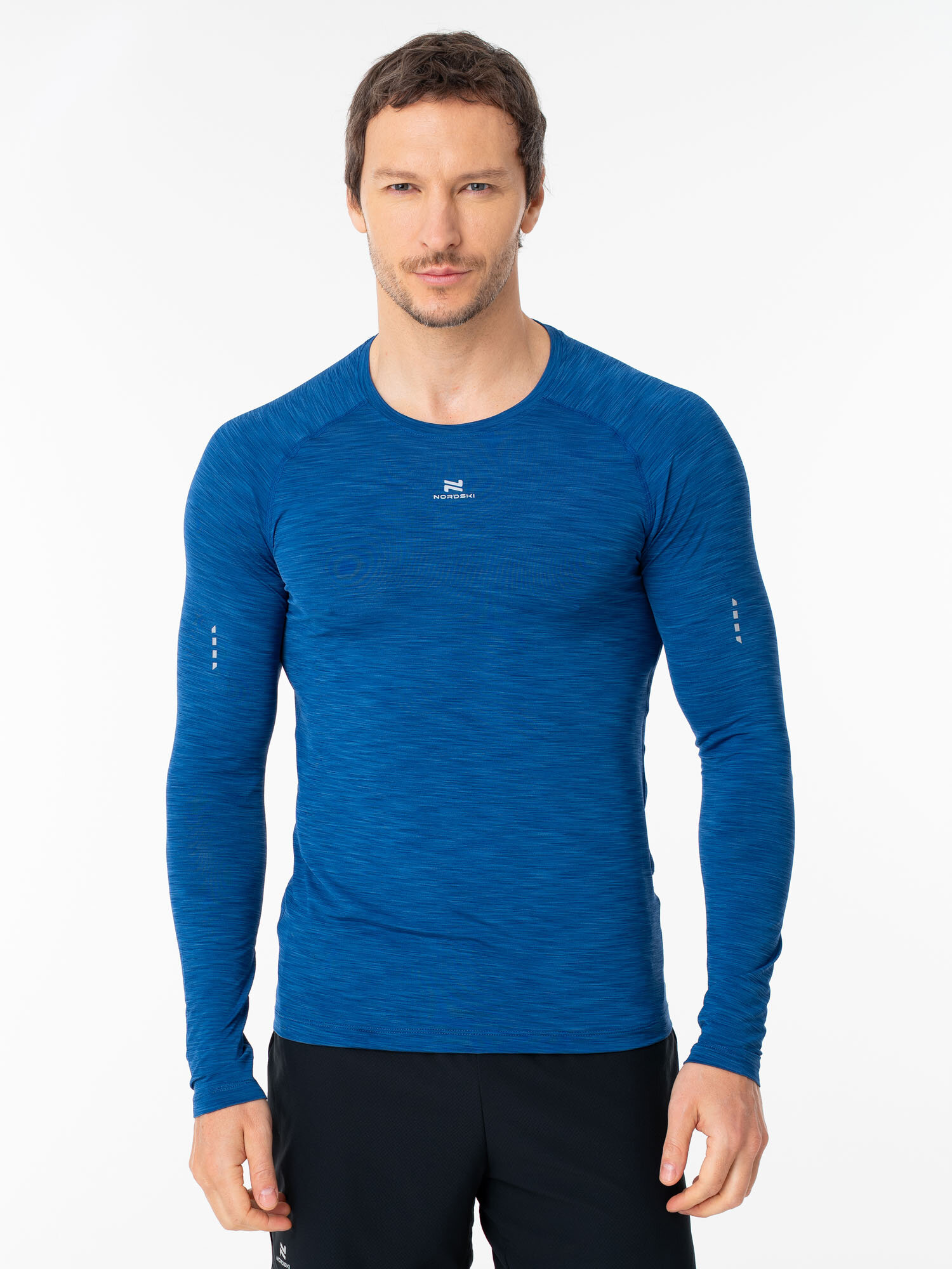 Футболка с длинным рукавом Nordski Pro Dark Blue (EU: M)