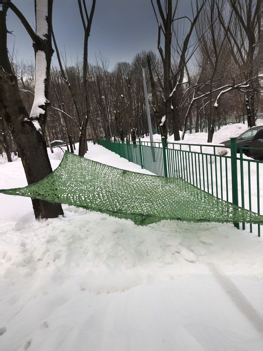 Маскировочная сетка 3*3 зеленая