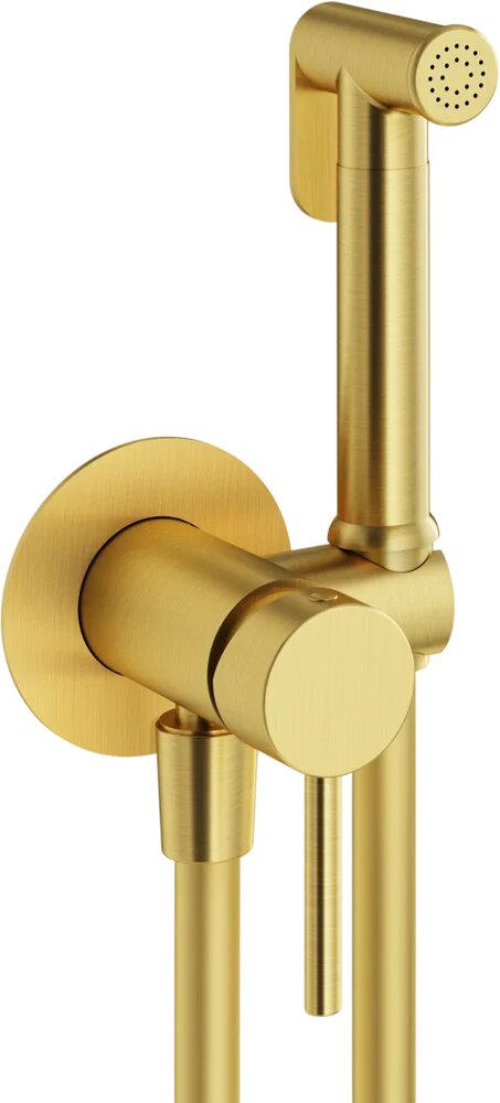 Гигиенический душ Plumberia Selection Ixo XO2000OB со смесителем, матовый, латунь, рычажный, смеситель для биде