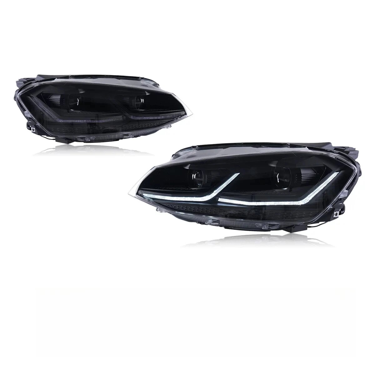 Типы фары LED для Volkswagen VW Golf VII Golf MK7 TSI TDI 2012-2017 Динамические передние фары [Не подходят для GTI/R/GTD/MK7.5]