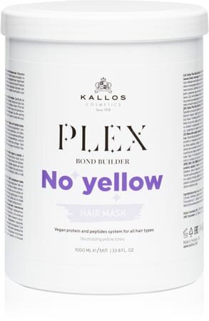 Маска для волос Kallos Plex No Yellow, 1000 мл