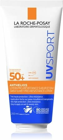 Средство солнцезащитное La Roche-Posay Anthelios UV Sport Sweat & Wet Pro-Resistance, лосьон, 200 мл