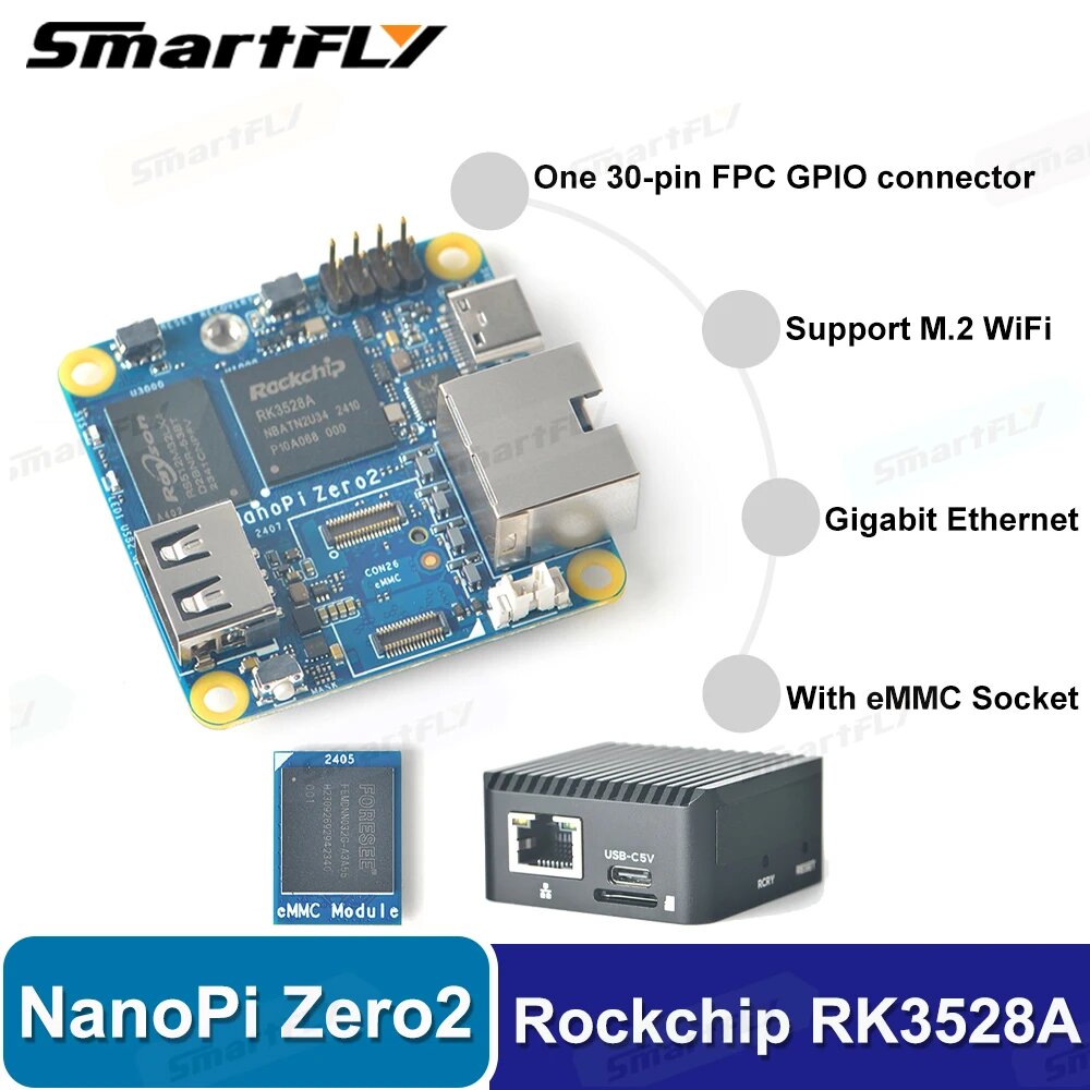 NanoPi Zero 2 - плата, 2GB, Package2 — фото 1
