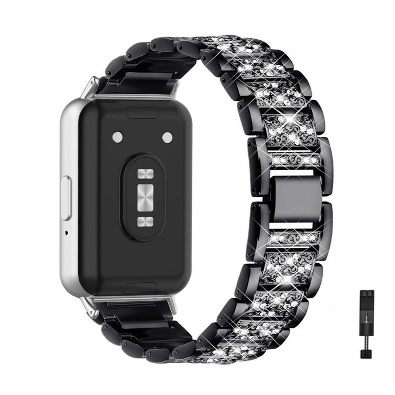 Металлический стразами Ремешок для Samsung Galaxy Fit 3