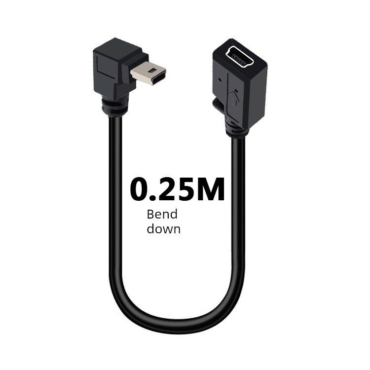 Регистратор вождения, удлинительный кабель miniusb, кабель для передачи данных, колено v3, порт T-port, мини-USB,