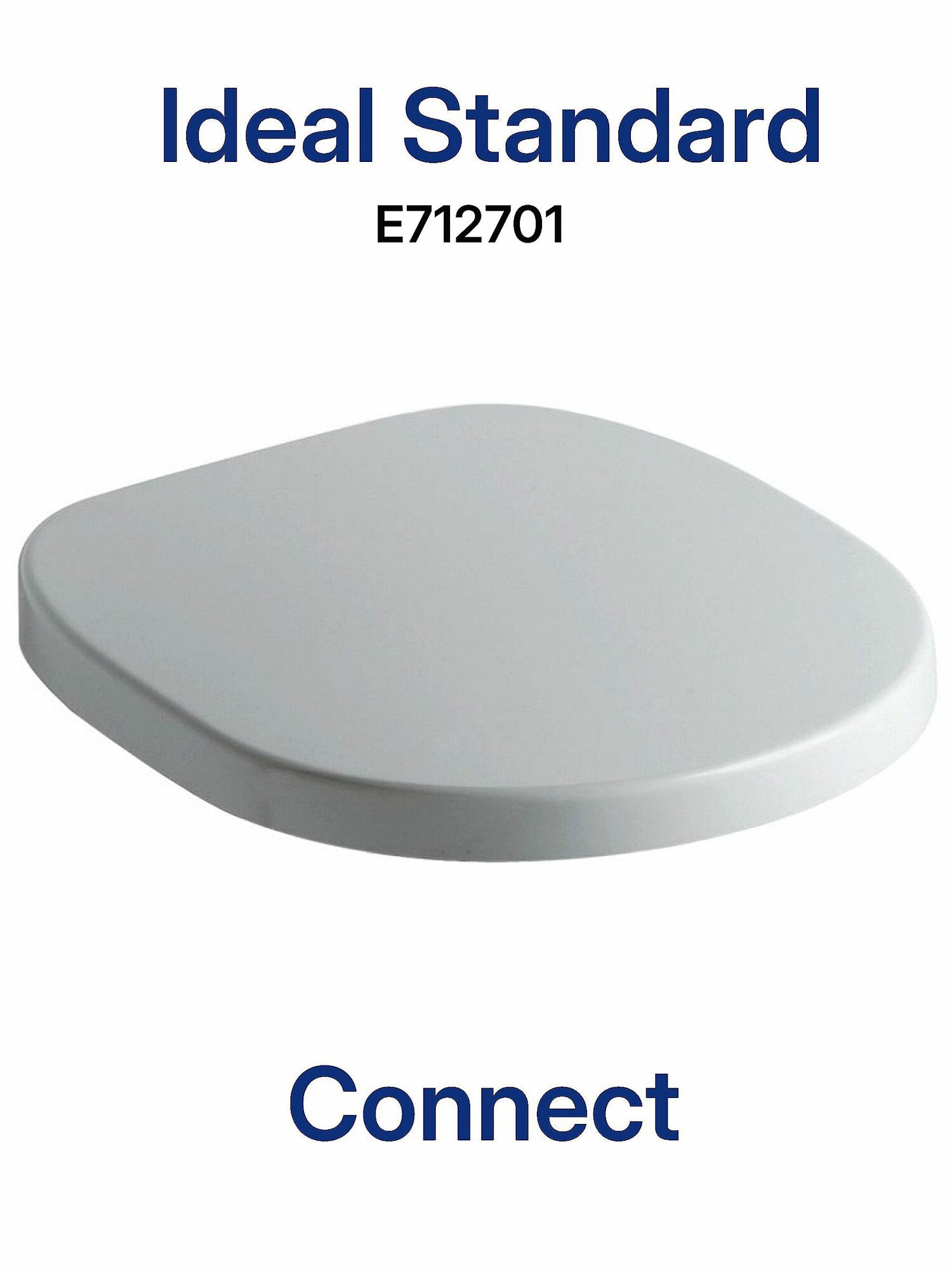 Сиденье для унитаза Ideal Standard CONNECT E712701 плавное опускание (микролифт), белый