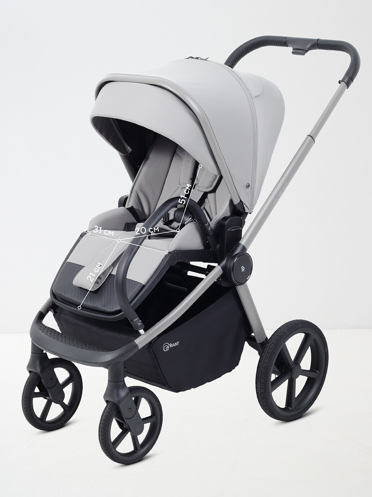 Коляска детская прогулочная Rant Flex Сolor RA118, Stone Grey