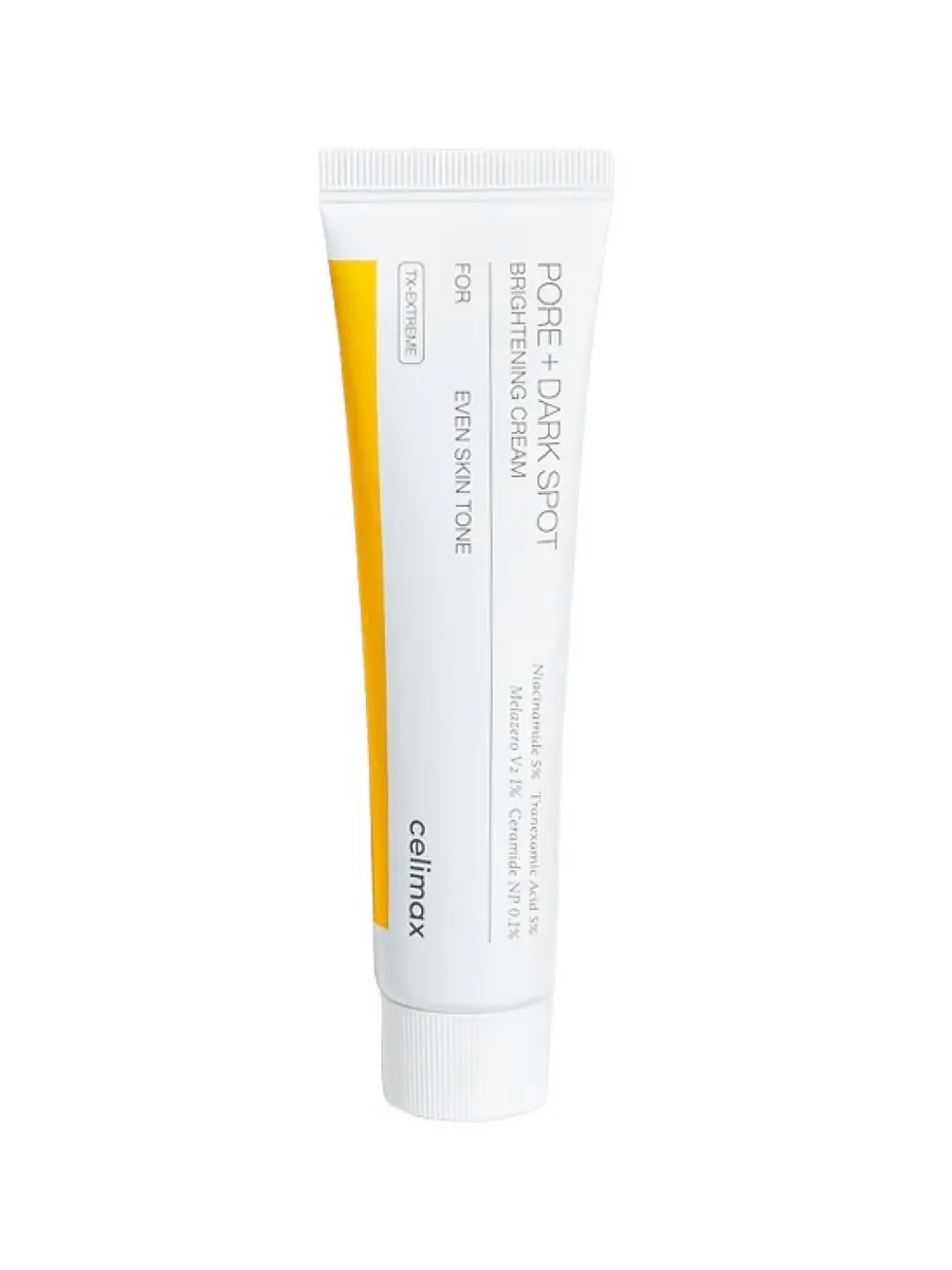 Крем Celimax Solution Pore + Dark Spot Brightening Cream для лица осветляющий, 35 мл