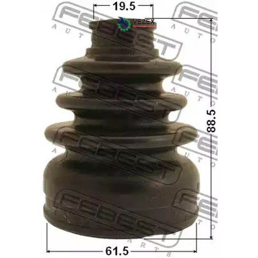 FEBEST 0715-SX4R Пыльник шруса 0715-SX4R