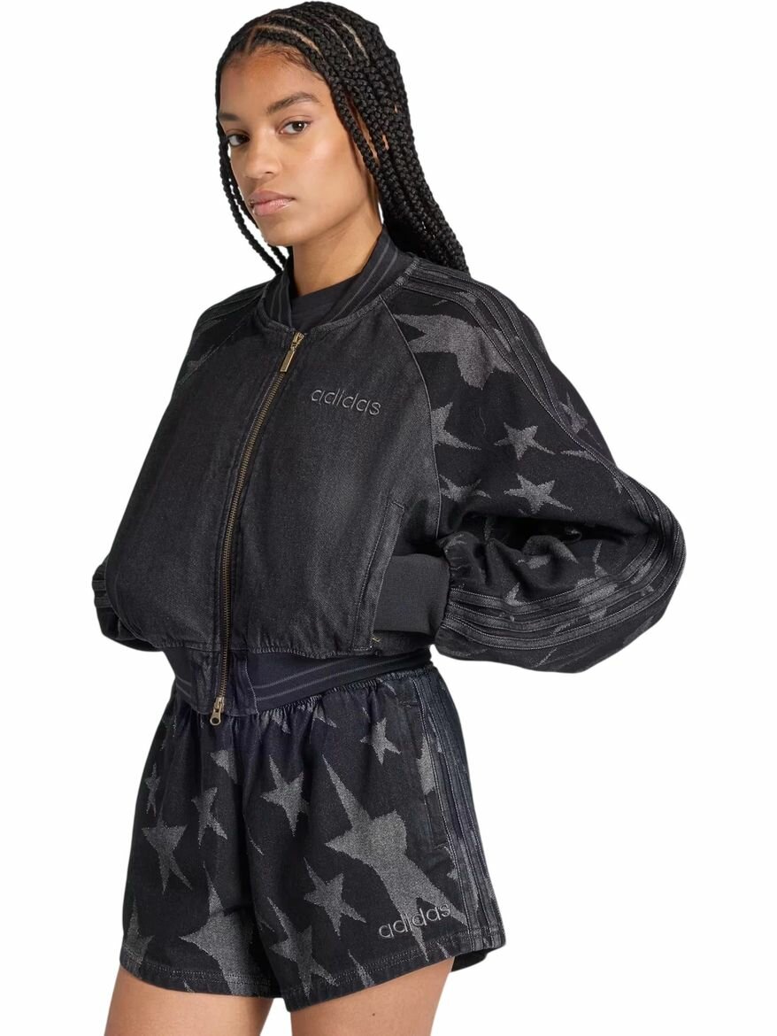 Бомбер SST Denim Graphic Varsity Bomber Jacket W