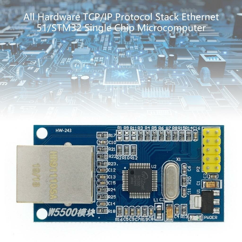 Модуль Ethernet W5500 для микроконтроллера — фото 1