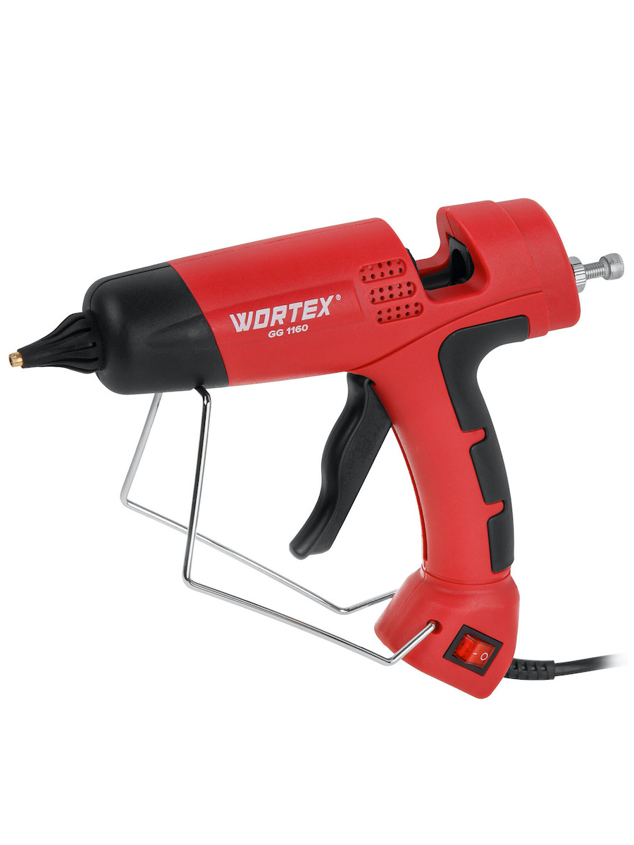 Клеевой пистолет 23 Вт 15 г/мин стержень 100-300 мм WORTEX LX GG 1160 (2323095)