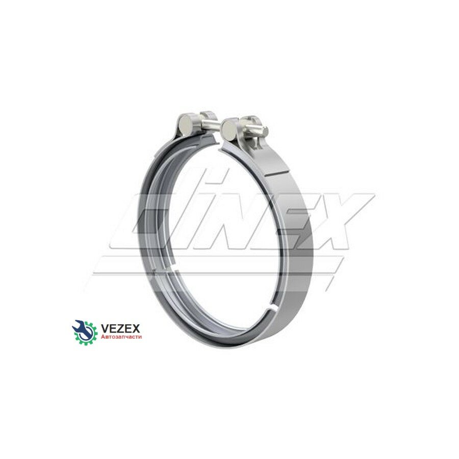 DINEX 8AL003 хомут трубы глушителя! D152, нерж.\ Volvo