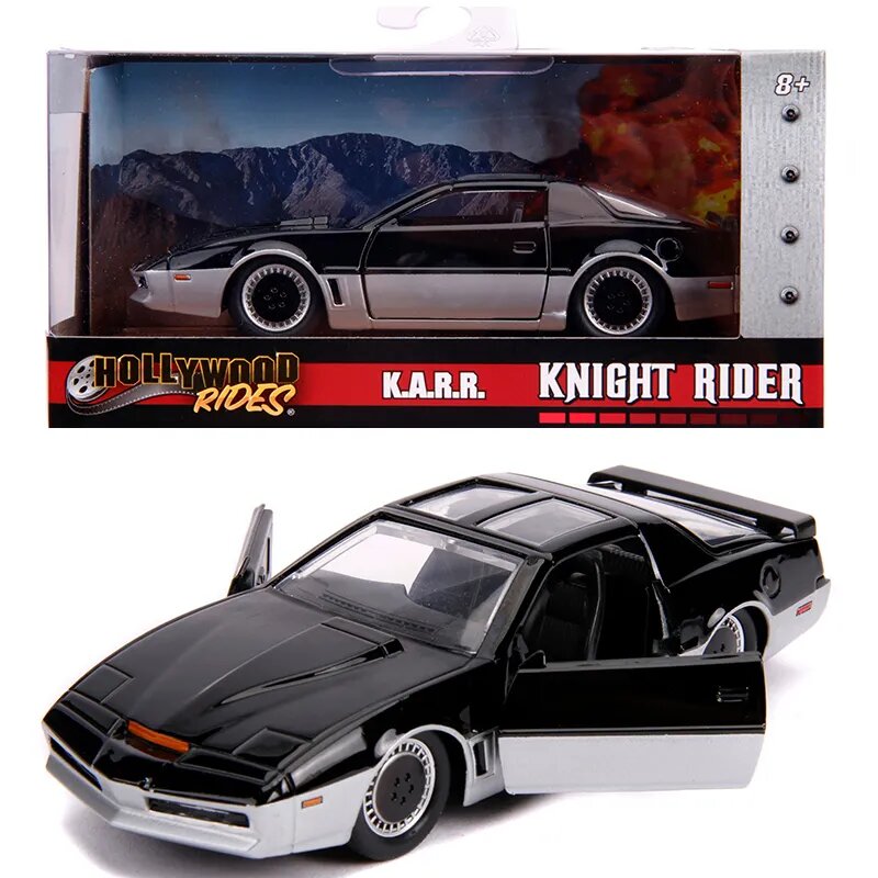 Машинка Jada Toys 1982 Pontiac Firebird, Knight Rider K.A.R.R. 1/32 scale Die cast Model Toy Car