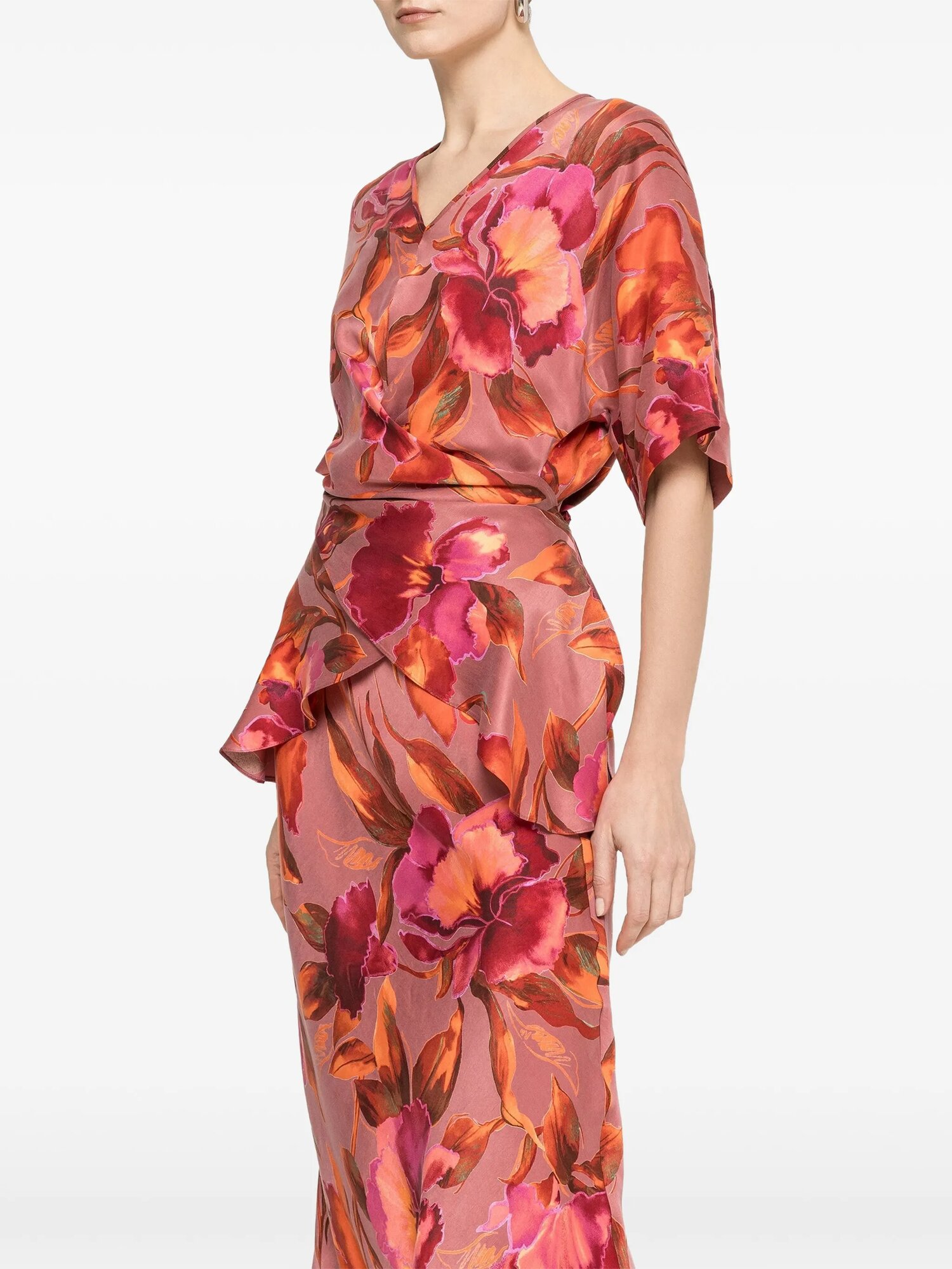 Юбка Printed midi skirt