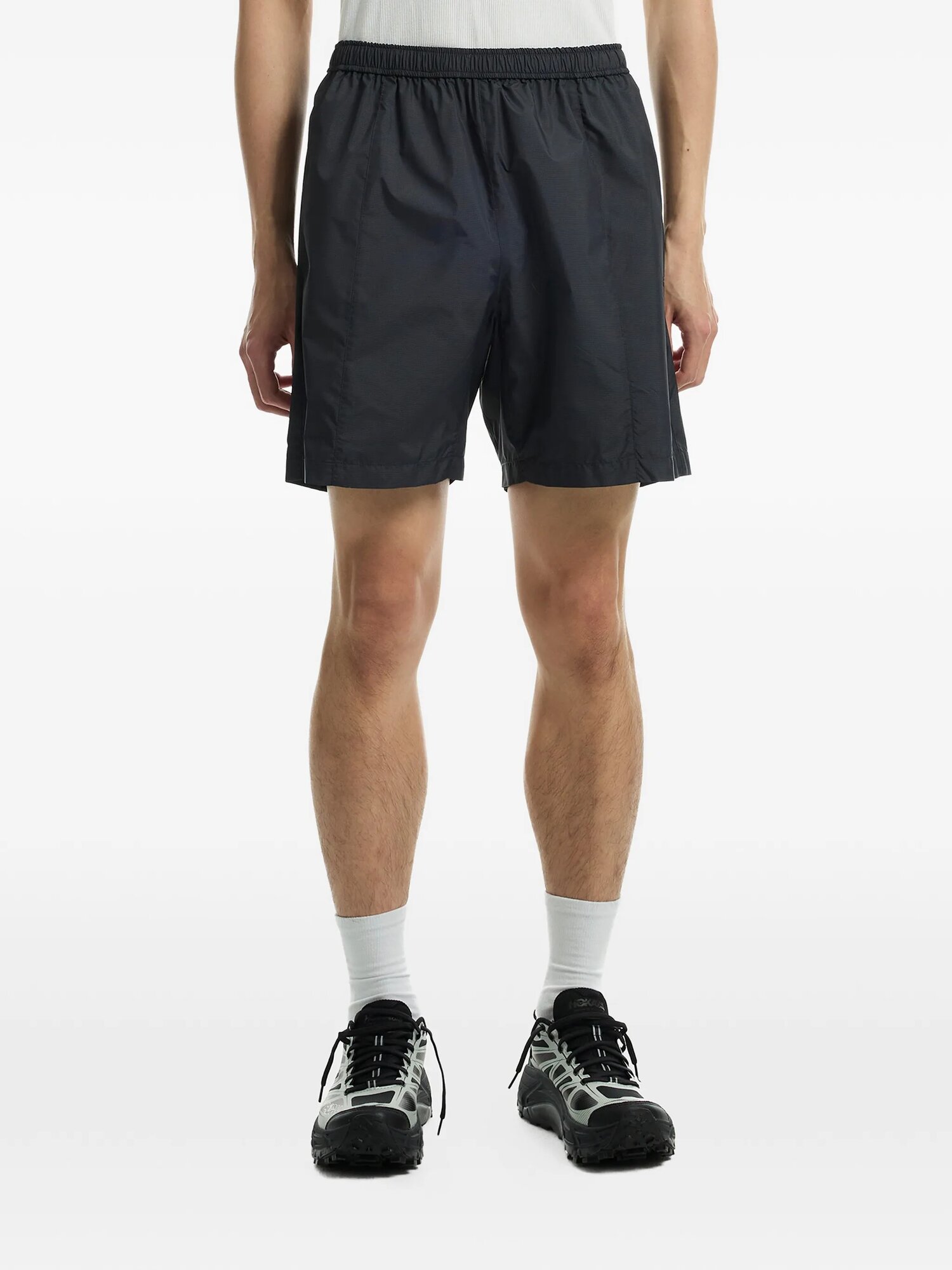 Шорты OFF DUTY Logo-print shorts, размер 50, black/black — фото 1