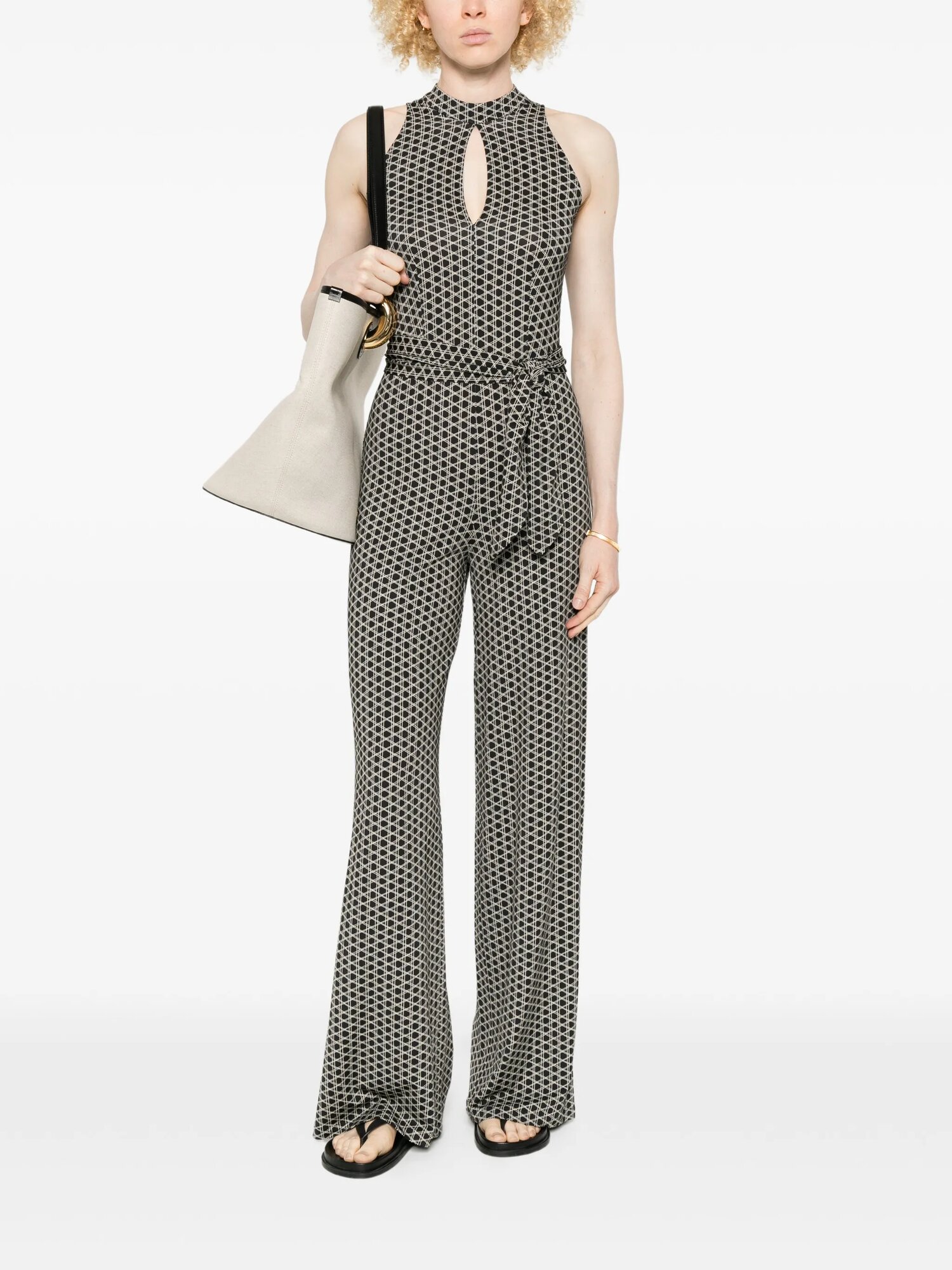 Комбинезон Siyu Geometric-print jumpsuit, размер 34 — фото 1
