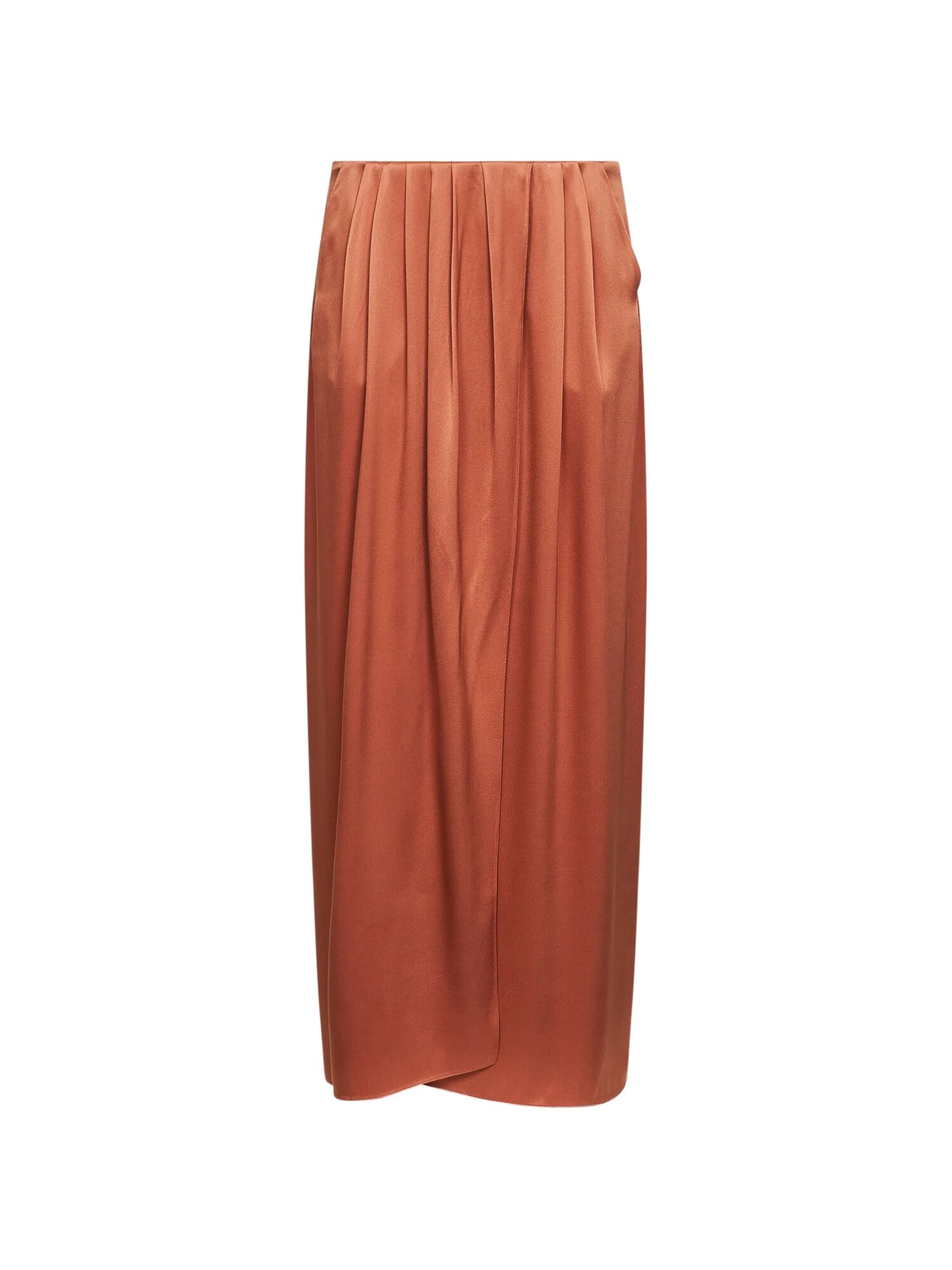 Юбка Pleated wrap-front skirt