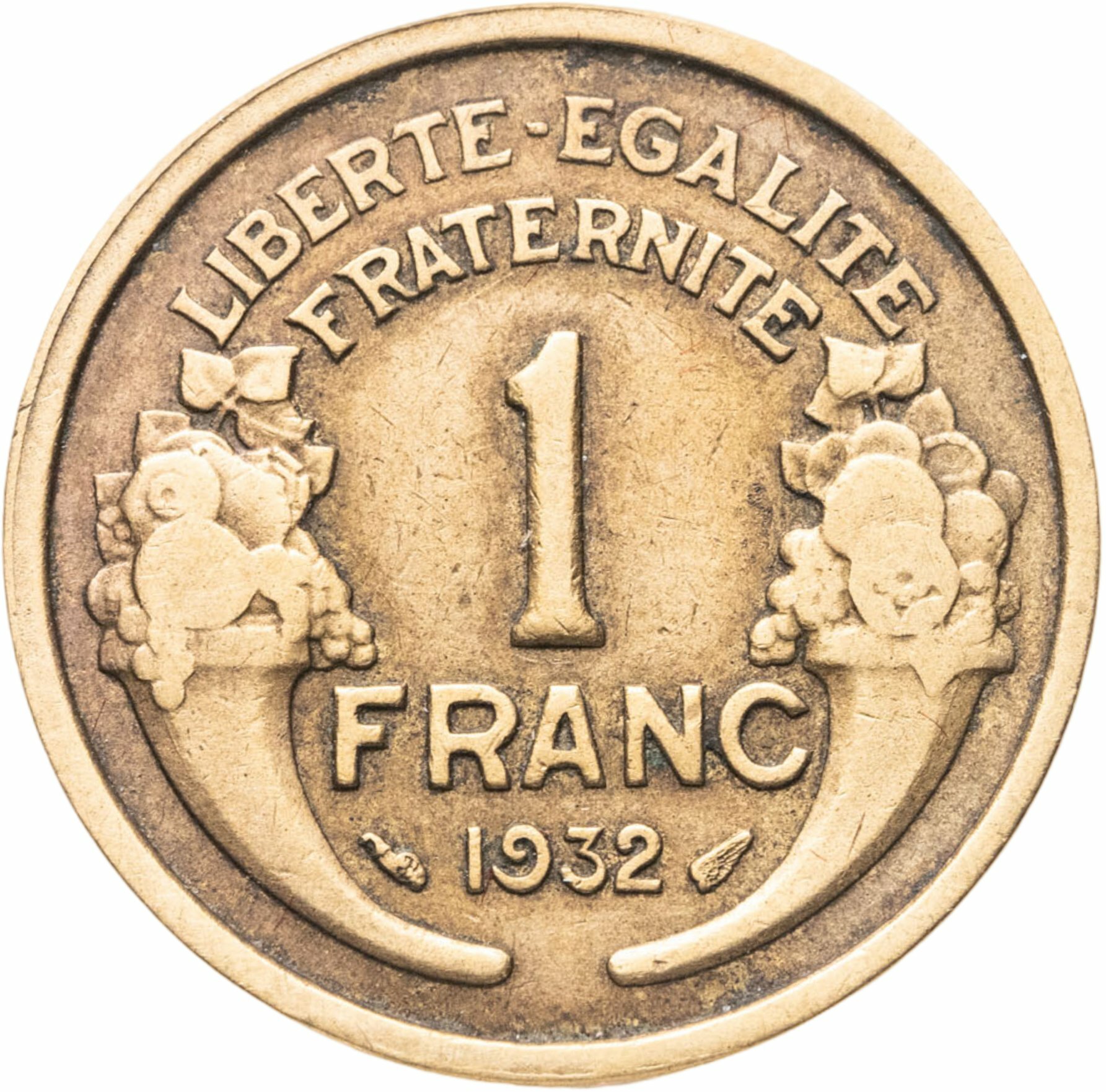 Франция 1 франк (franc) 1932
