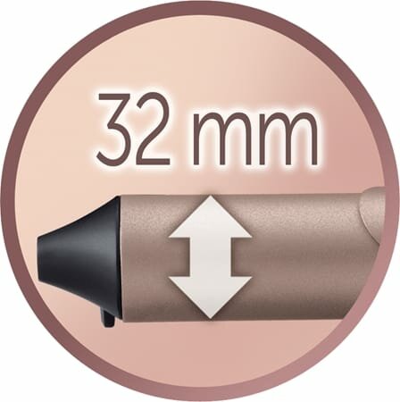 Плойка для завивки волос Remington PROluxe CI9132, жемчужно-золотой, 32 мм