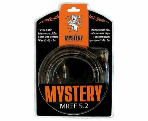 MYSTERY Кабель RCA, 5м, двойной экран, витая пара MREF 5,2*****