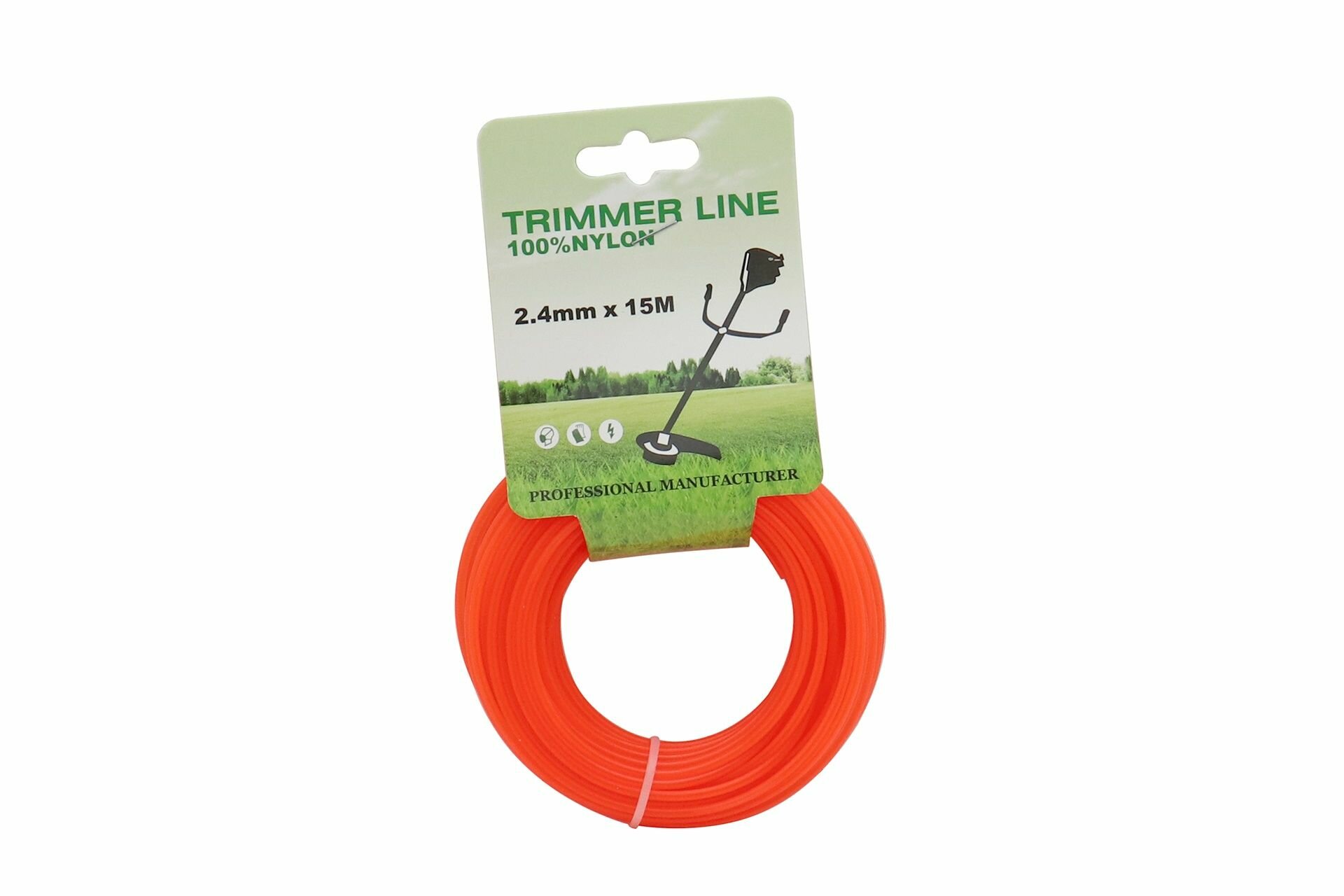 Леска триммерная (2,4*15м) TRIMMER LINE с картонной этикеткой (круглая)
