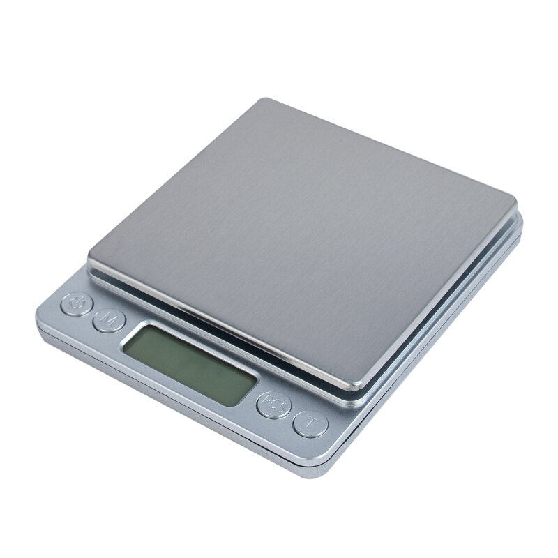 Кухонные весы электронные ISA SP-01 Digital Kitchen Scale, До 3 кг/Диапазон 0.1 г, Серебристый