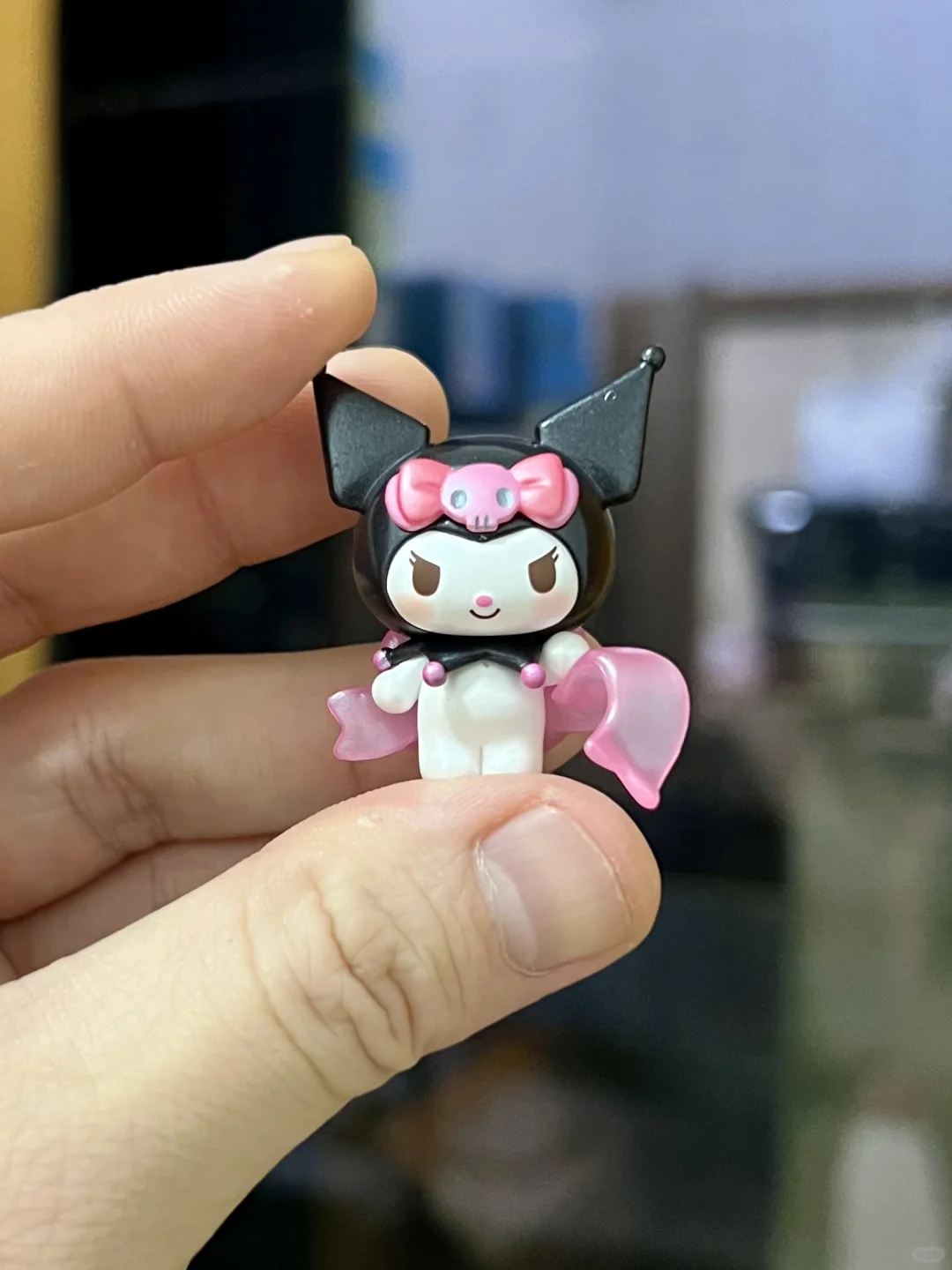 Оригинальная миниатюрная фигурка Hello Kitty из серии Sanrio Love Bow в подарочной коробке, украшение для рабочего