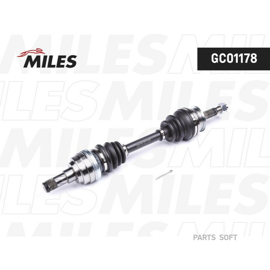 MILES GC01178 Привод в сборе CHEVROLET LANOS/NEXIA лев. SOHC ()