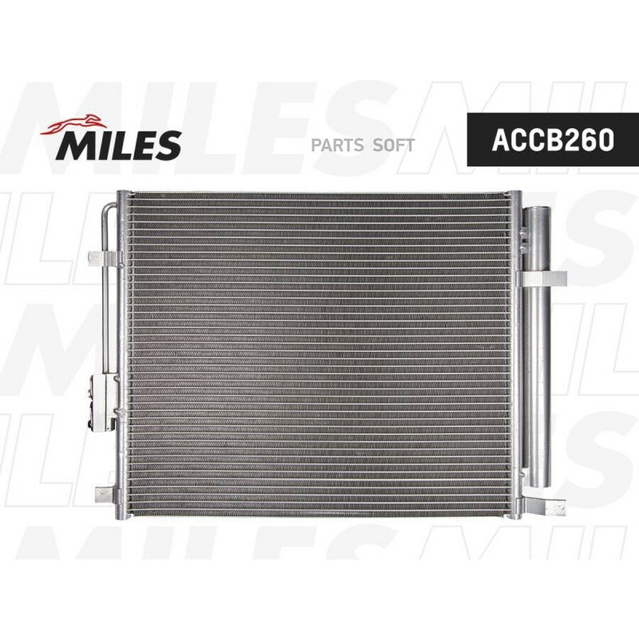 MILES ACCB260 Конденсер HYUNDAI SANTA FE 2.0D/2.2D A/T 12- ()