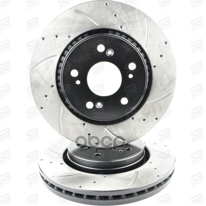 Комплект тормозных дисков (2шт.) Honda_CR-V RE5/RM1/RM4/RE7/RE6/RM2/MAKRM4/RM3 (2006-2019) SB Nagamochi арт. BR28116PSET