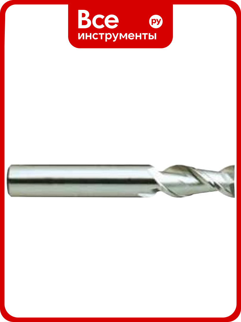 Фреза концевая твердосплавная YG-1 END MILL с 2-мя зубьями (спираль 45) удлиненное, 2x3х7x38 E5522020