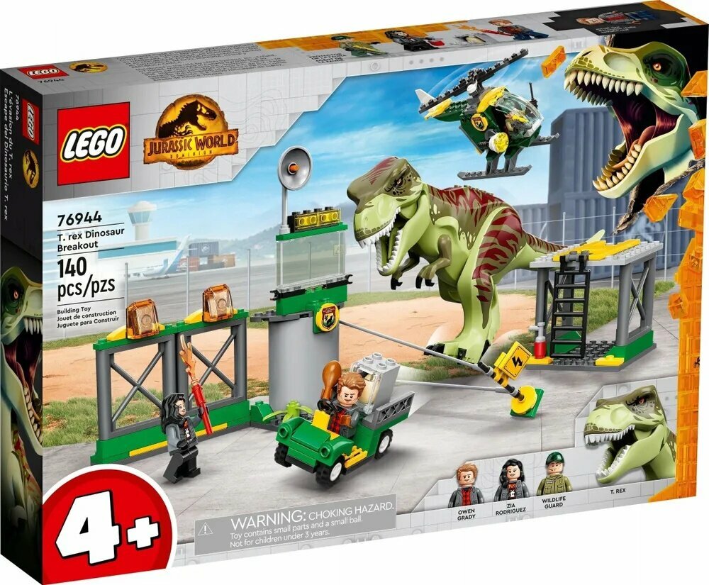 Конструктор LEGO Jurassic World 76944 Побег тираннозавра