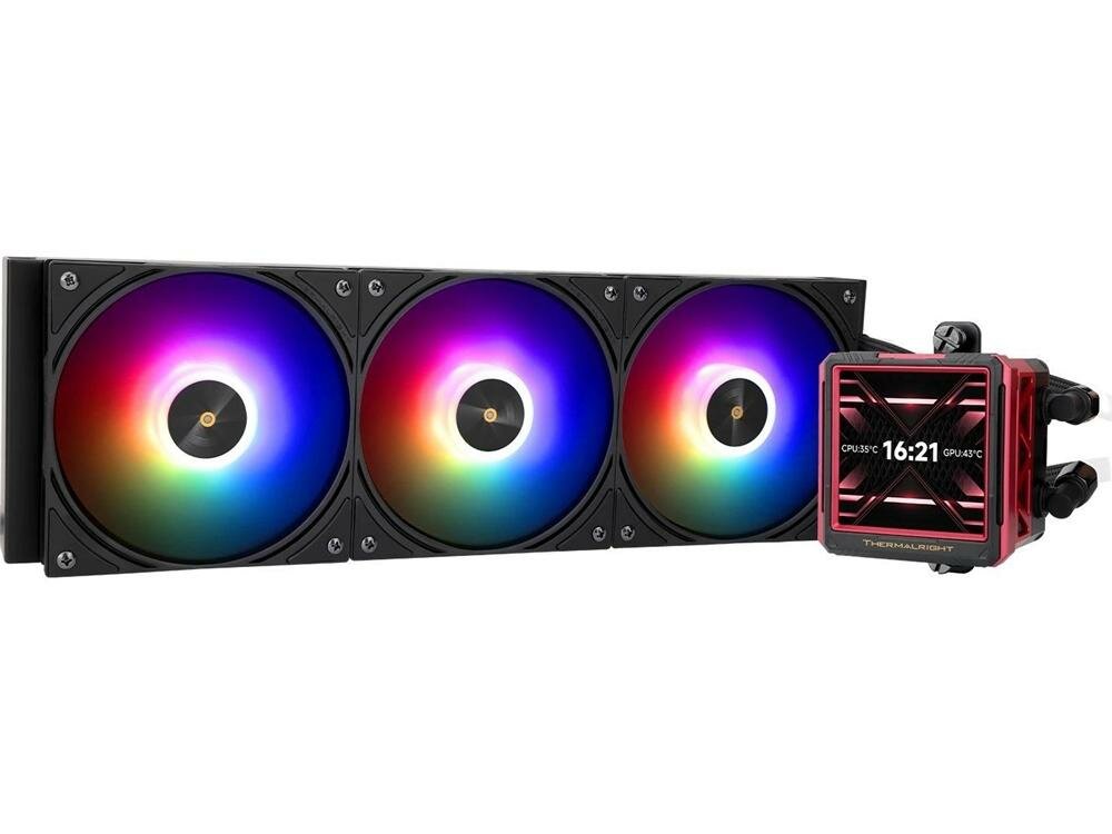 Система водяного охлаждения Thermalright Frozen Warframe ULTRA 360 ARGB Soc-AM5/AM4/1151/1200/2066/2011/1700 черный 4-pin 29.6dB Al LCD Ret (F-WFRAME-