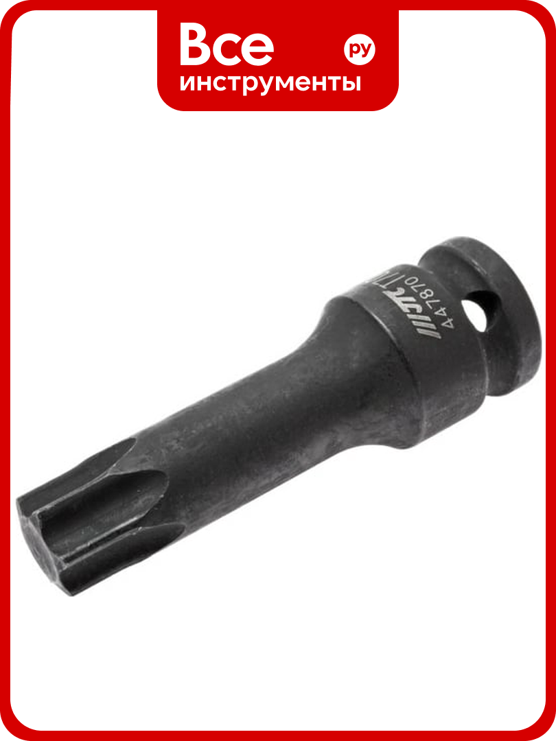 Бита-головка JTC 1/2" TORX T70x78мм ударная -447870 687257