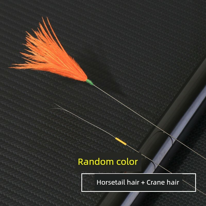 Набор для чистки ушей из конского волоса и серебряной иглы с павлиньим пером