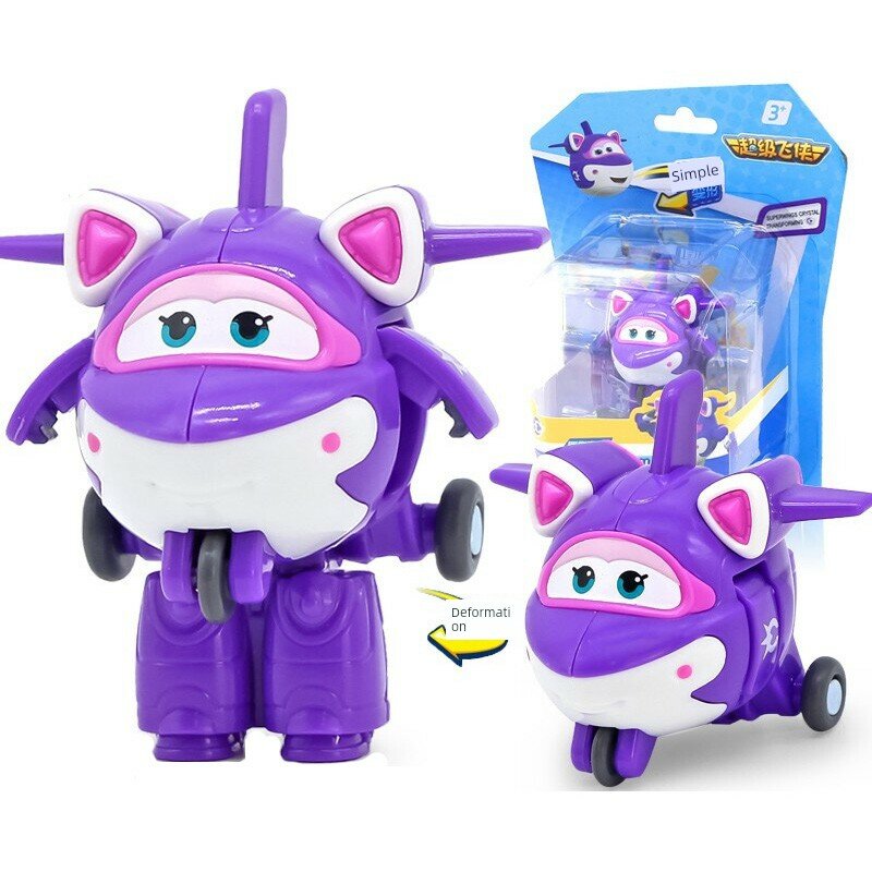 Игрушки-трансформеры Audi Double Diamond Super Wings: Крутой Рэй, Ланг Ланг, Сюэ Эр, Сяо Ру, Тао Тао, Ми Ли Робот